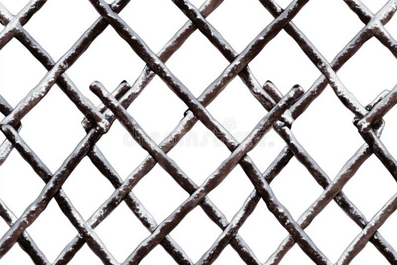 Raised Expanded Metal Grid - 3d Stock Illustration - Illustration of ...
