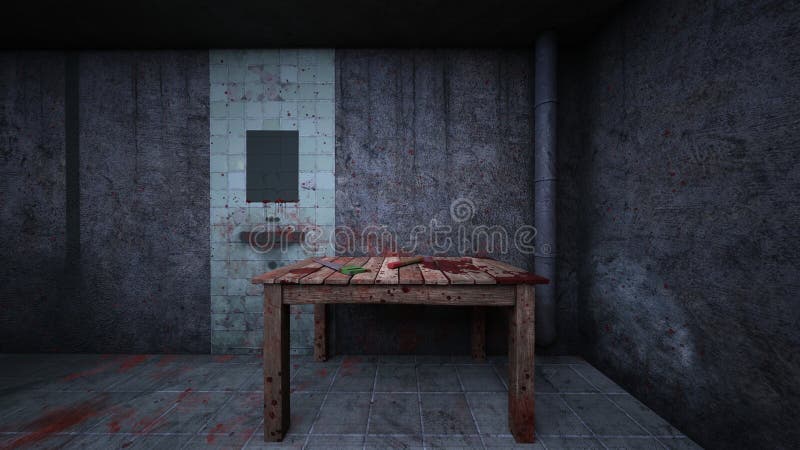 3D Rendering of the Torture Chamber Stock Illustration - Illustration ...