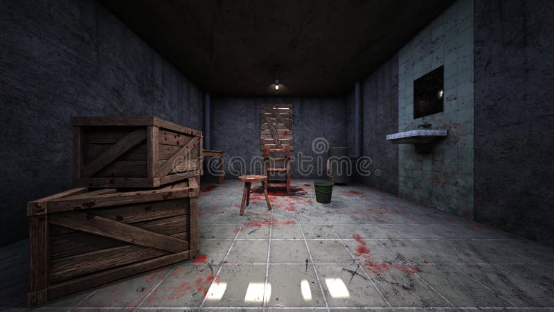 3D Rendering of the Torture Chamber Stock Illustration - Illustration ...