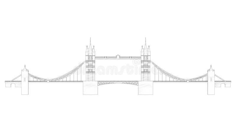 Bridge Model Side View 3d Stock Illustrations – 39 Bridge Model Side ...