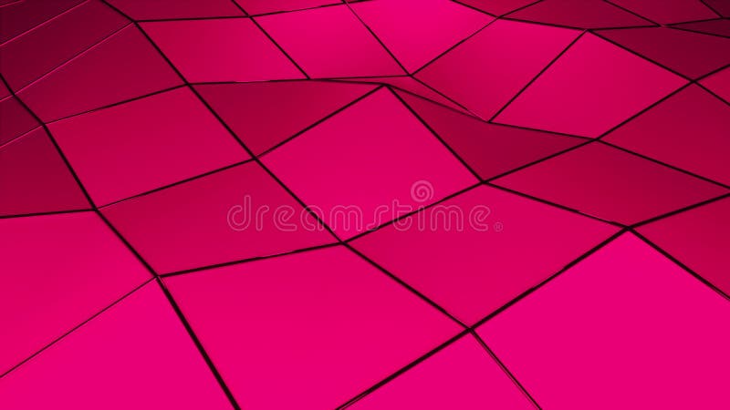 3d Rendering Triangular Geometric Surface. Computer Generation Abstract ...
