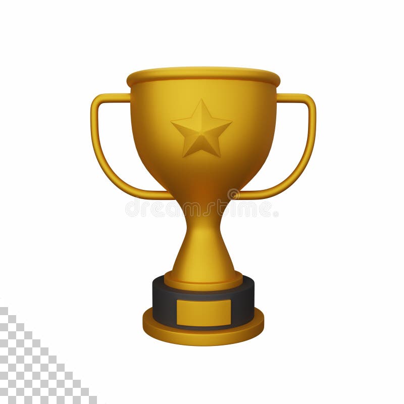 3d Rendering Trophy Isolated Useful for Education, Learning, , School ...