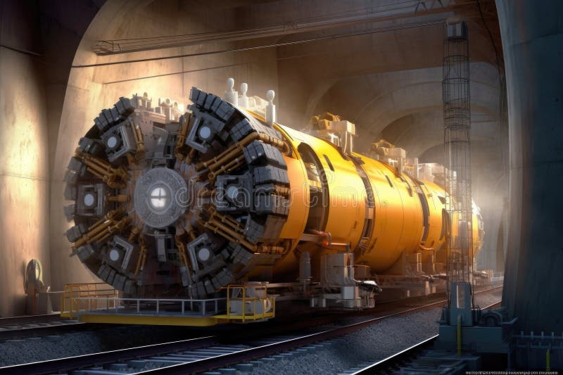 Underground Boring Machine Stock Illustrations – 317 Underground Boring ...