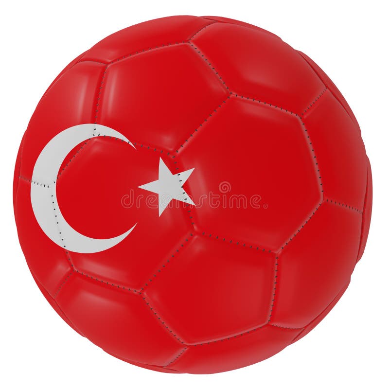 Turkey Soccer Ball stock vector. Illustration of image - 11659047