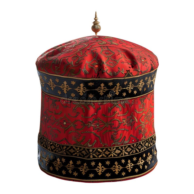 3D Rendering of a Turkish Muslim Cap on Transparent Background - Ai ...