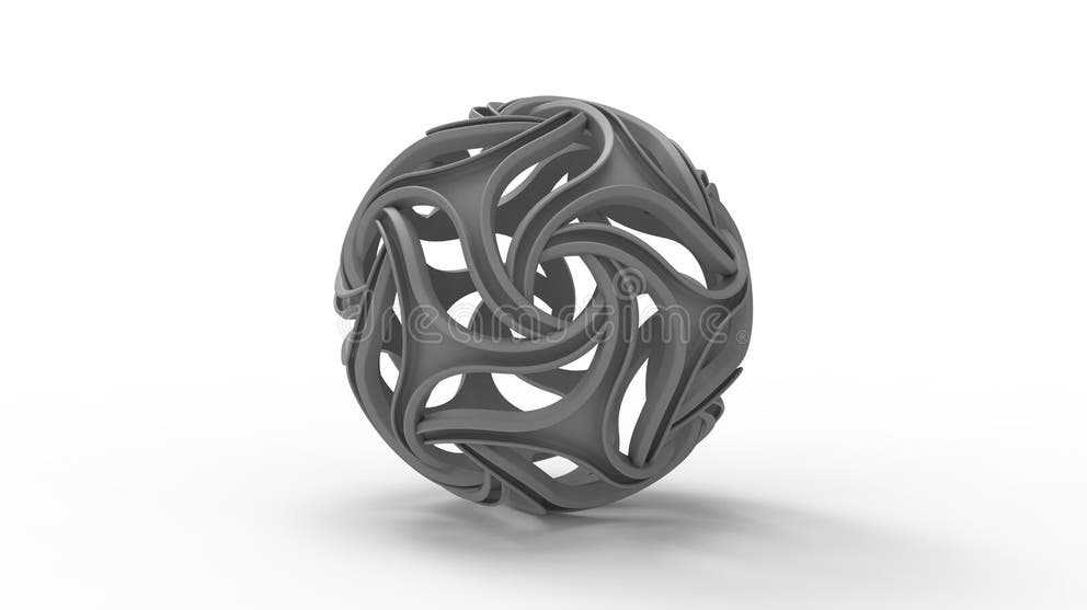 3D Rendering of Typical Complex Rapid Prototyping Computer Generated ...