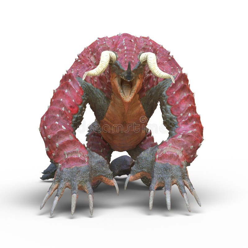 3D Rendering of a Undead Monster Stock Photo - Image of character, game ...
