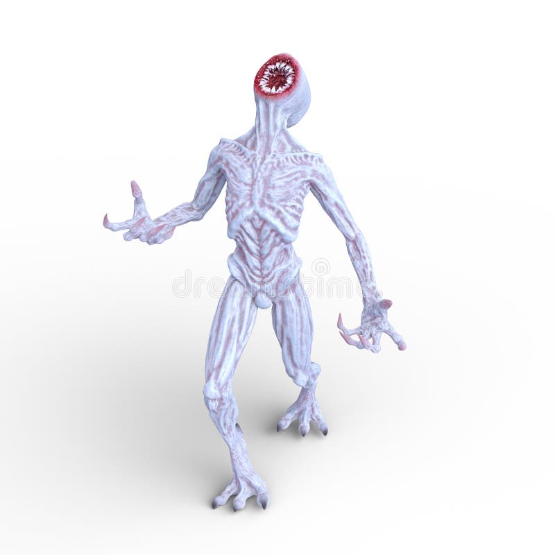 3D Rendering of a Undead Monster Stock Illustration - Illustration of ...