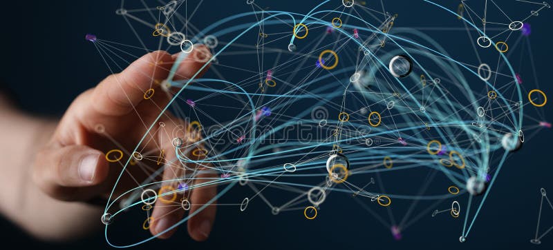 3d Rendering Videoconference Group of People Talking in Social Network ...