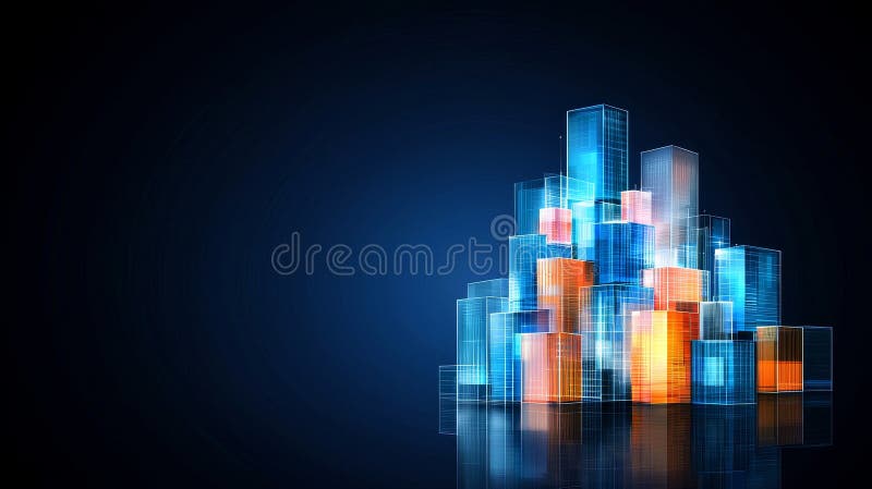 3D Rendering. Virtual Reality& X27;s Abstract Cyber Space. Cutting-edge ...