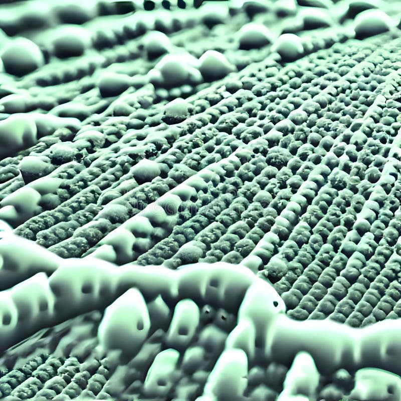 3D Rendering of Virus Bacteria Floating in a Cellular Environment Stock ...