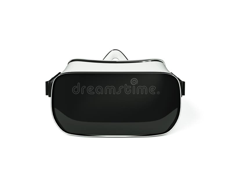 3d Rendering of Vr Glasses Isolated on White Stock Illustration ...