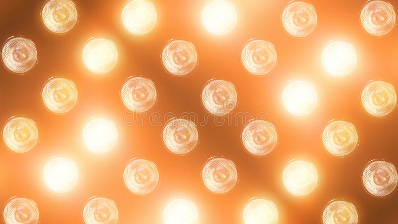 3D Rendering of a Wall with Flashing Lights and Bright Spotlights Stock ...