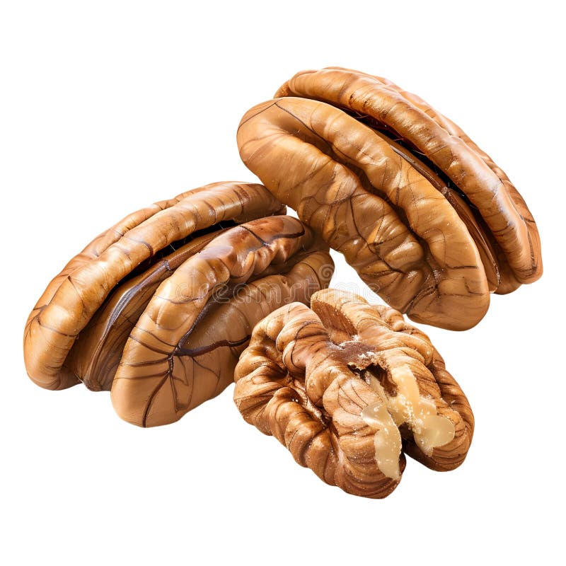 3D Rendering of a Walnuts Transparent Background - Ai Generated Stock ...