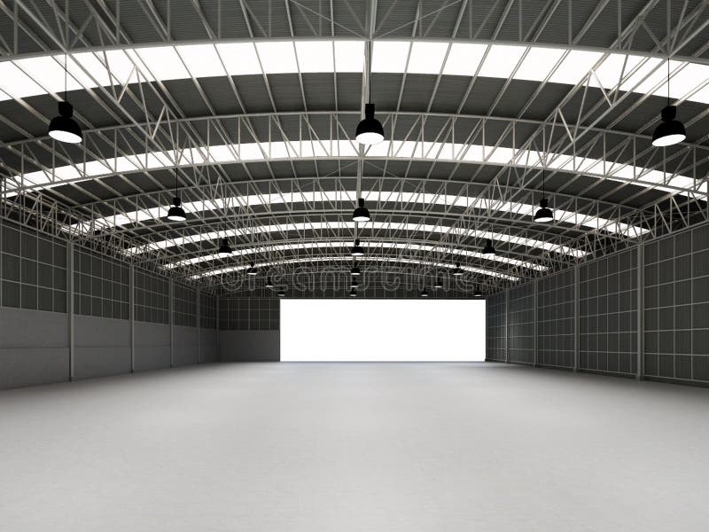 3D Rendering for warehouse stock illustration. Illustration of floor ...