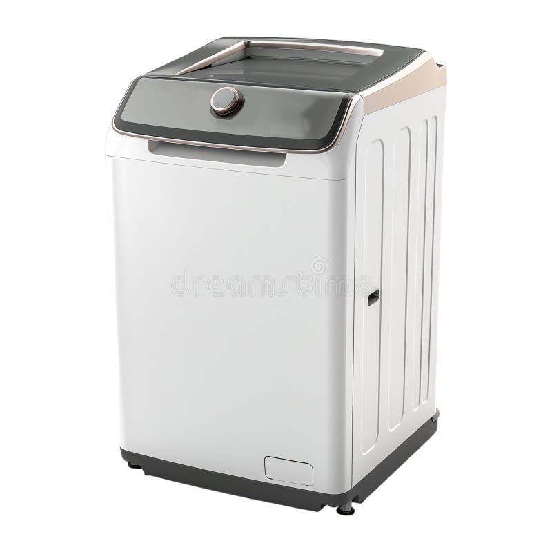 3D Rendering of a Washing Machine on Transparent Background - Ai ...