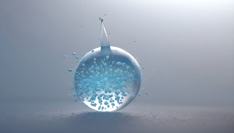 Blue Liquid Drop Falling Water Stock Illustrations – 15,526 Blue Liquid ...