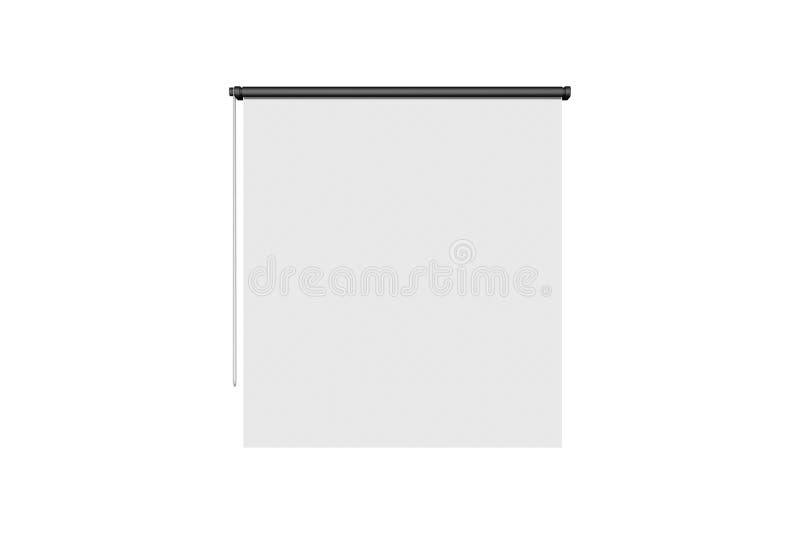Blank Closed Window Template Frame Shutter on White Stock Illustration ...