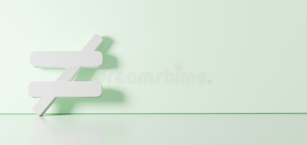 Not Equal Sign Stock Illustrations – 427 Not Equal Sign Stock ...