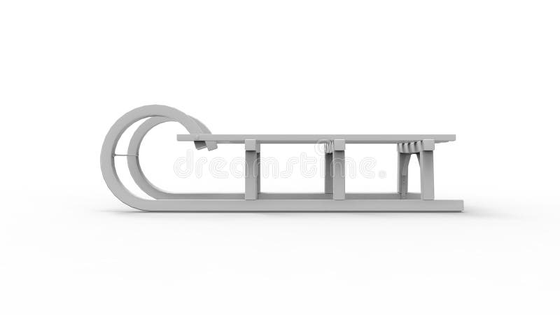 Sled Front View Isolated Stock Illustrations – 42 Sled Front View ...