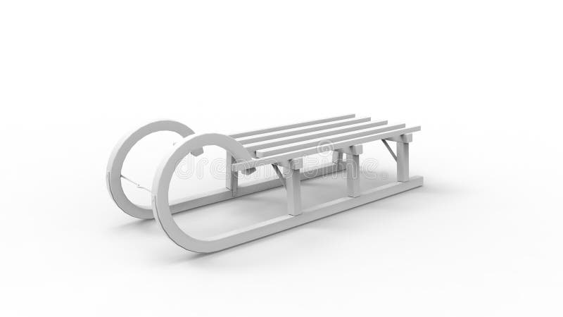 Sled Front View Isolated Stock Illustrations – 50 Sled Front View ...