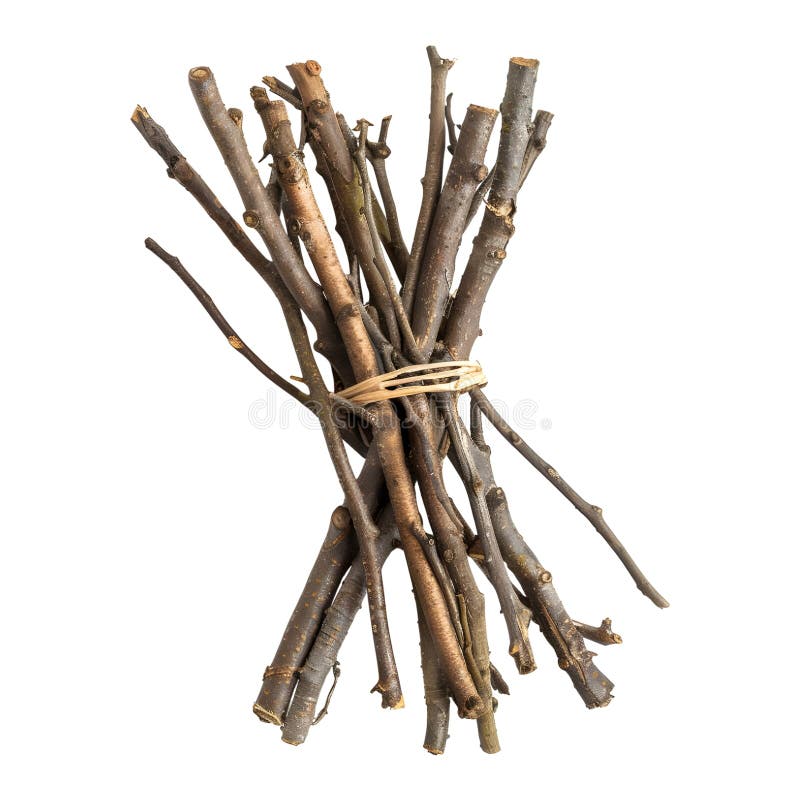 3D Rendering of a Wooden Sticks Stack on Transparent Background - Ai ...