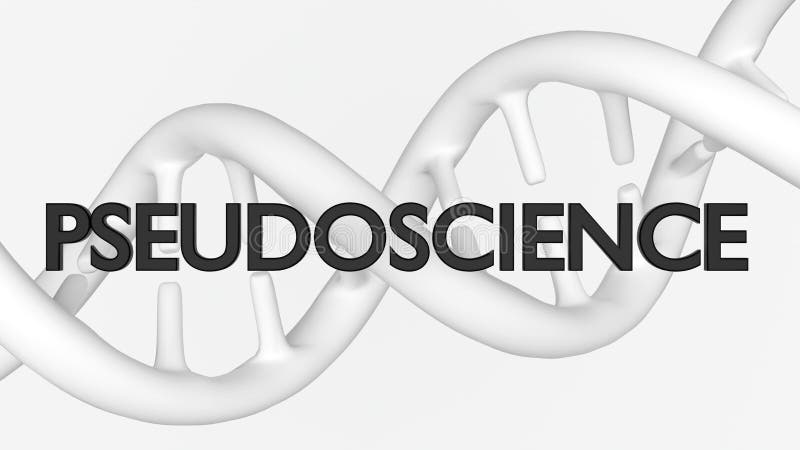 Word "PSEUDOSCIENCE" and Helix DNA Stock Illustration - Illustration of ...