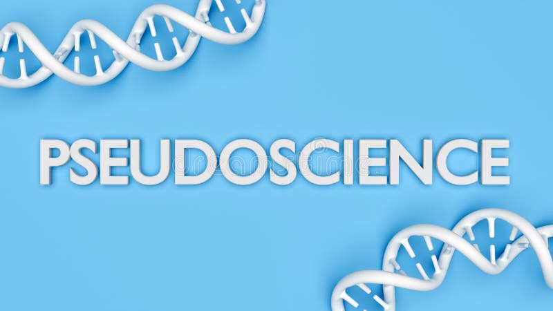 Word "PSEUDOSCIENCE" and Helix DNA Stock Illustration - Illustration of ...
