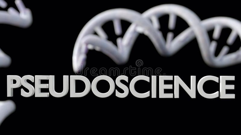 Word "PSEUDOSCIENCE" and Helix DNA Stock Illustration - Illustration of ...