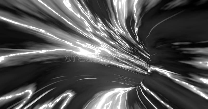 3D Rendering. Wormhole in Time and Space. Movement at the Speed of ...