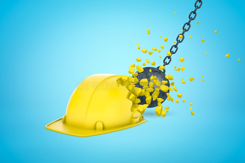 Broken Hard Hat Stock Illustrations – 56 Broken Hard Hat Stock ...