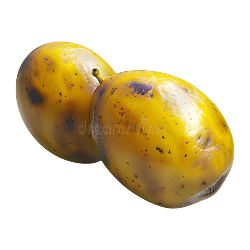 3D Rendering of a Yellow Rotten Mangoes Transparent Background - Ai ...