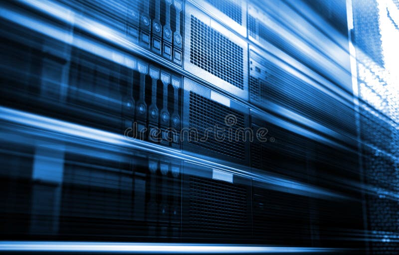 3d Renering Big Data Center Highspeed Server Storage Digital Light ...