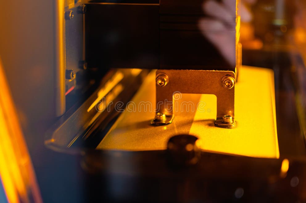 3d Resin Printer in Interior Showroom Stock Photo - Image of liquid ...
