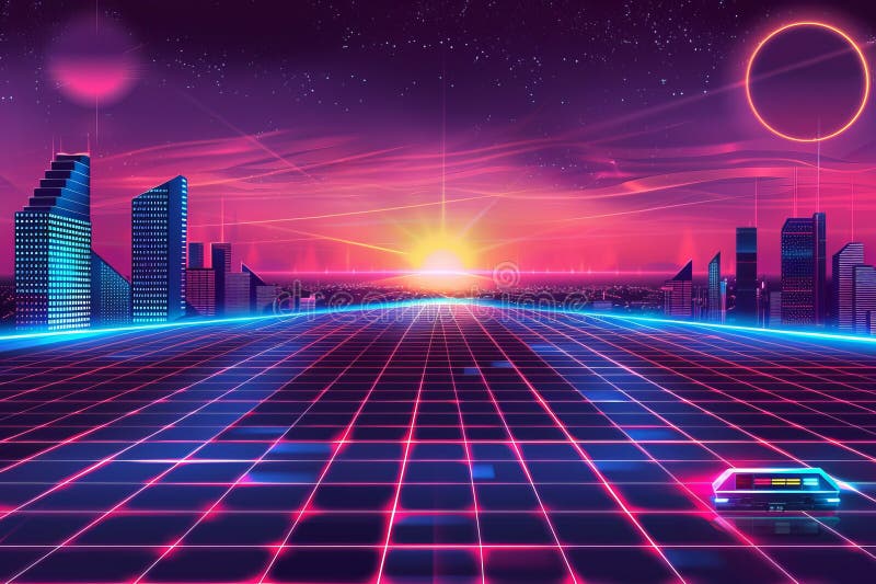 Neon Laser Grid Fantasy Sci Fi Stock Photos - Free & Royalty-Free Stock ...