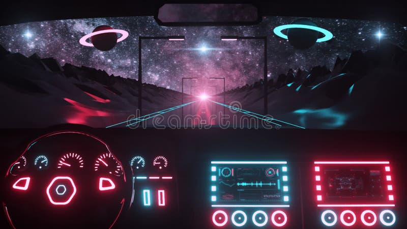 3D Retro Synthwave Car Interior View VJ Loop Motion Background Stock ... 3D Retro Synthwave Car Interior View VJ Loop Motion Background Stock ...