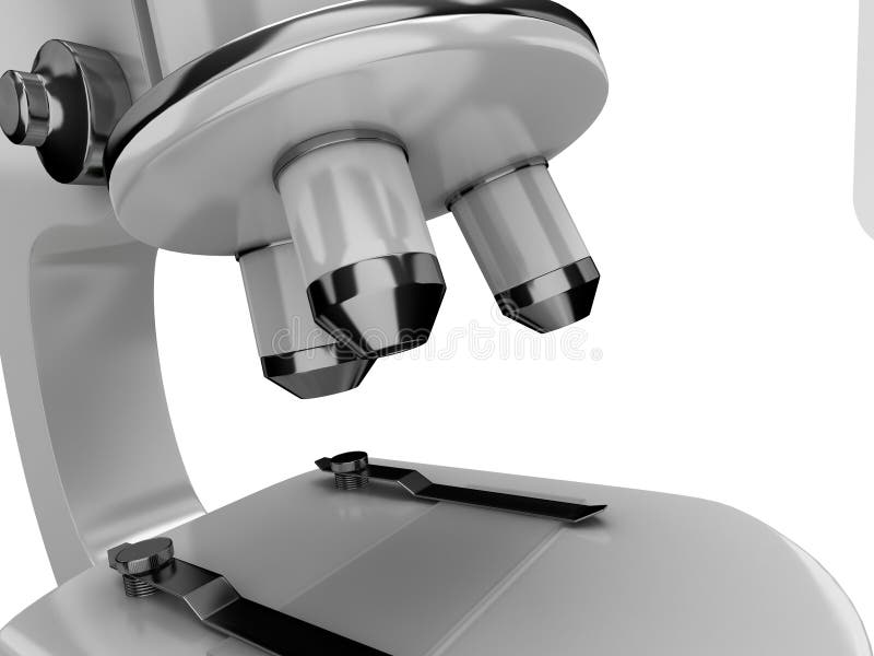 Vintage Microscope Sketch Side View Stock Illustration - Illustration ...