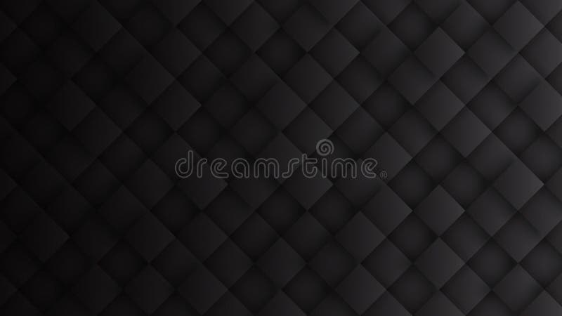 3D Rhombus Blocks Grid Pattern Conceptual Technology Dark Background ...
