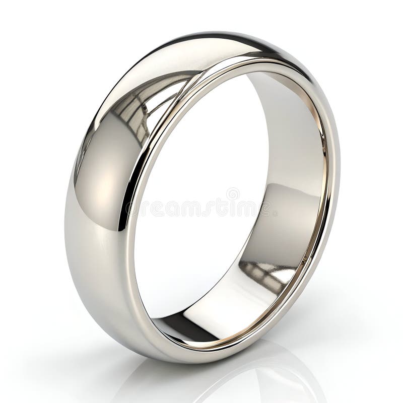 3D Ring Icon Render Isolated on White Background Stock Illustration ...