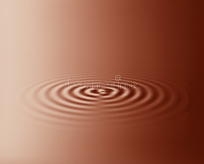 3D Ripple, Animated and VFX of Brown Waves and Circular Lines in Liquid ...