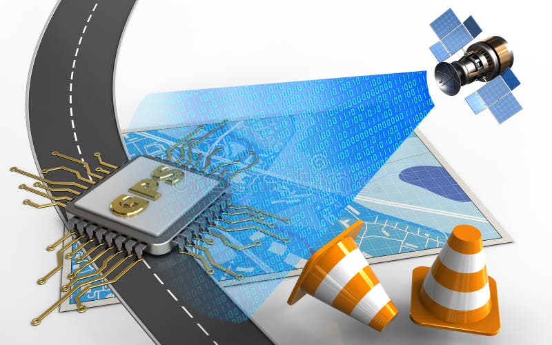 3d road stock illustration. Illustration of roadmap, information - 97978701