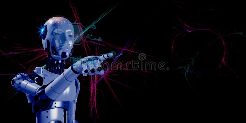 3d Robotic is Processing Commands and Providing Humans with Answers ...