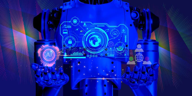 3d Robotic is Processing Commands and Providing Humans with Answers ...