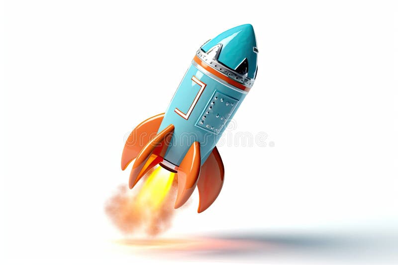 3D Rocket in Space Business Startup and Business Growth Concept ... 3D Rocket in Space Business Startup and Business Growth Concept ...