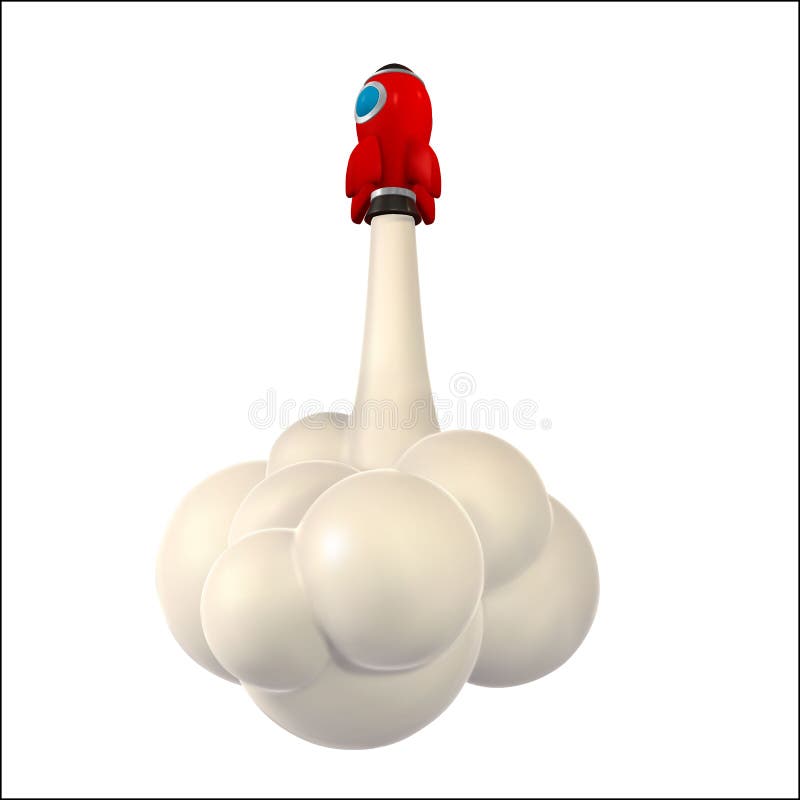 3d Rocket Spaceship Render and Draw by Mesh. Realistic Modern Digital ...