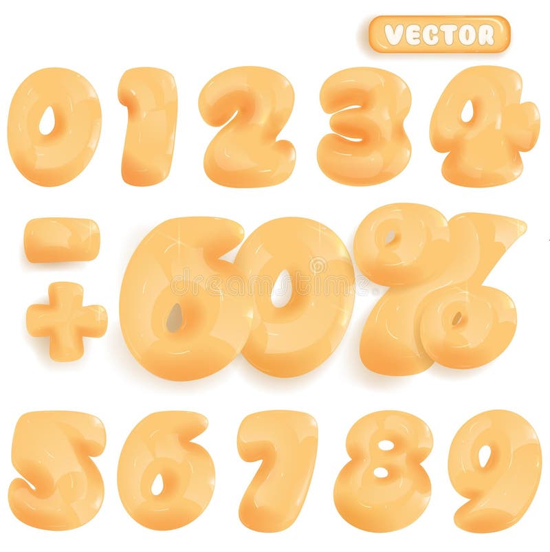 3 D Room Orange Plastic in Cartoon Style. Vector Template Design ...