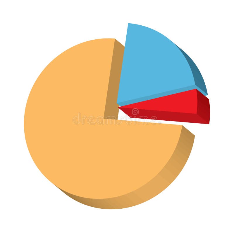 3d Round Vector Diagram - Illustration Stock Vector - Illustration of ...