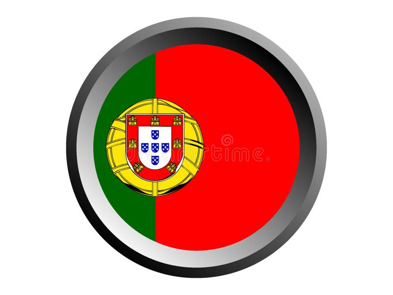 Portugal Flag Round Badge Stock Illustrations – 285 Portugal Flag Round ...