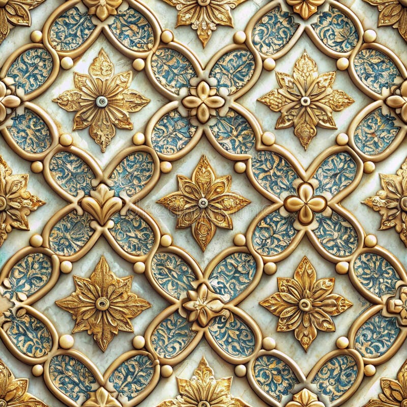 3D Royal Digital Grunge Decorative Pattern Background Stock ...