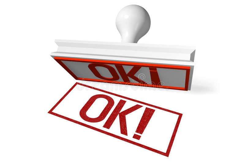 Ok stamp stock vector. Illustration of green, rubber, print - 7968451